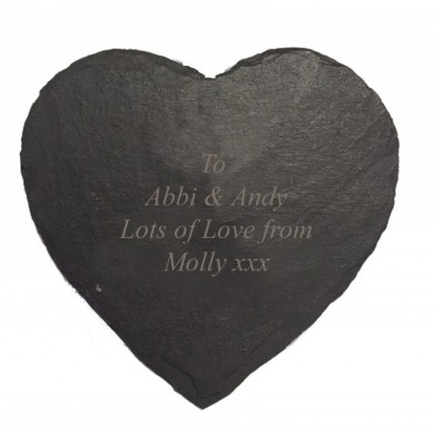 Heart Slate Cheese Board - Personalised Gifts For Every Occasion at I ...
