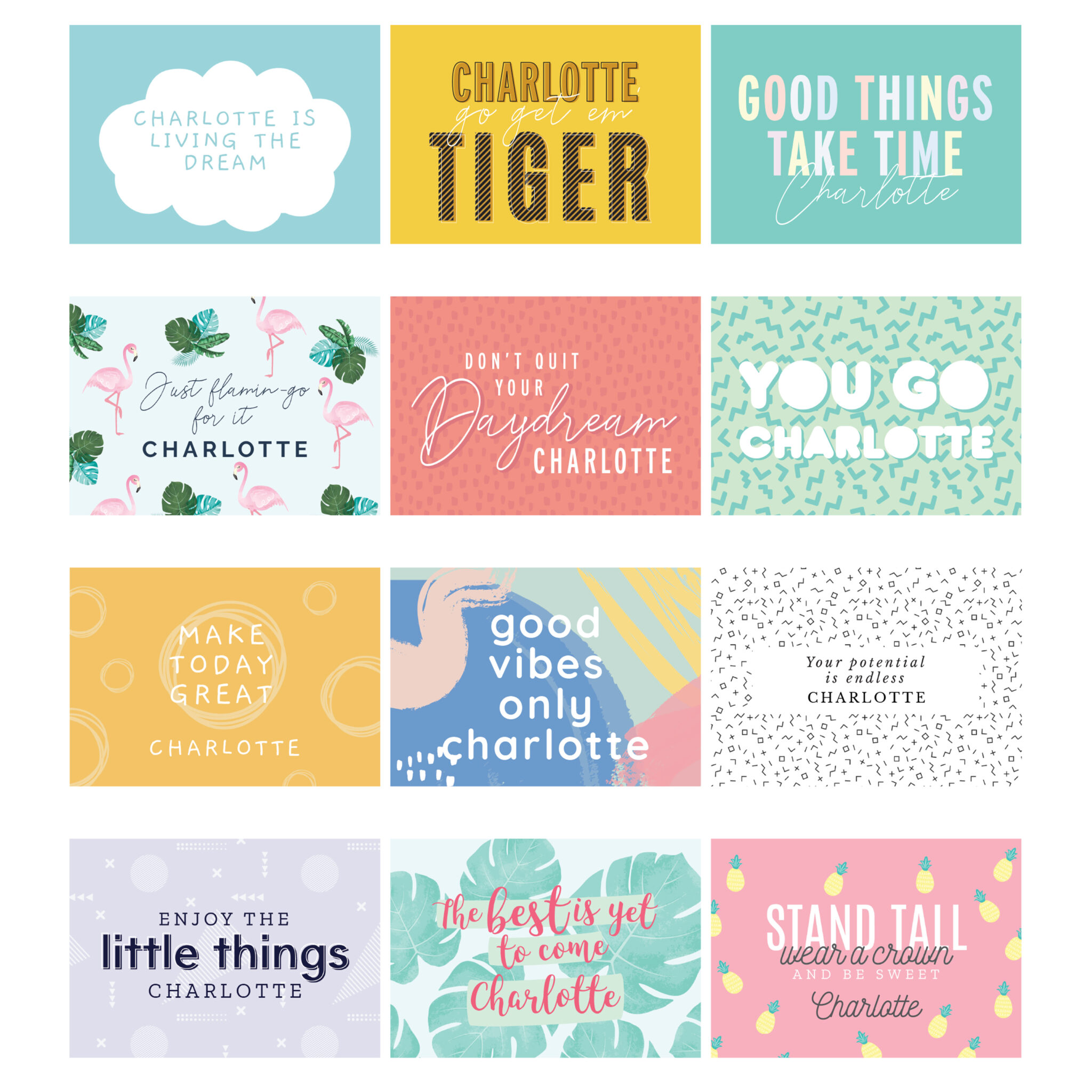 Personalised A4 Motivational Quotes Calendar - Personalised Gifts For ...