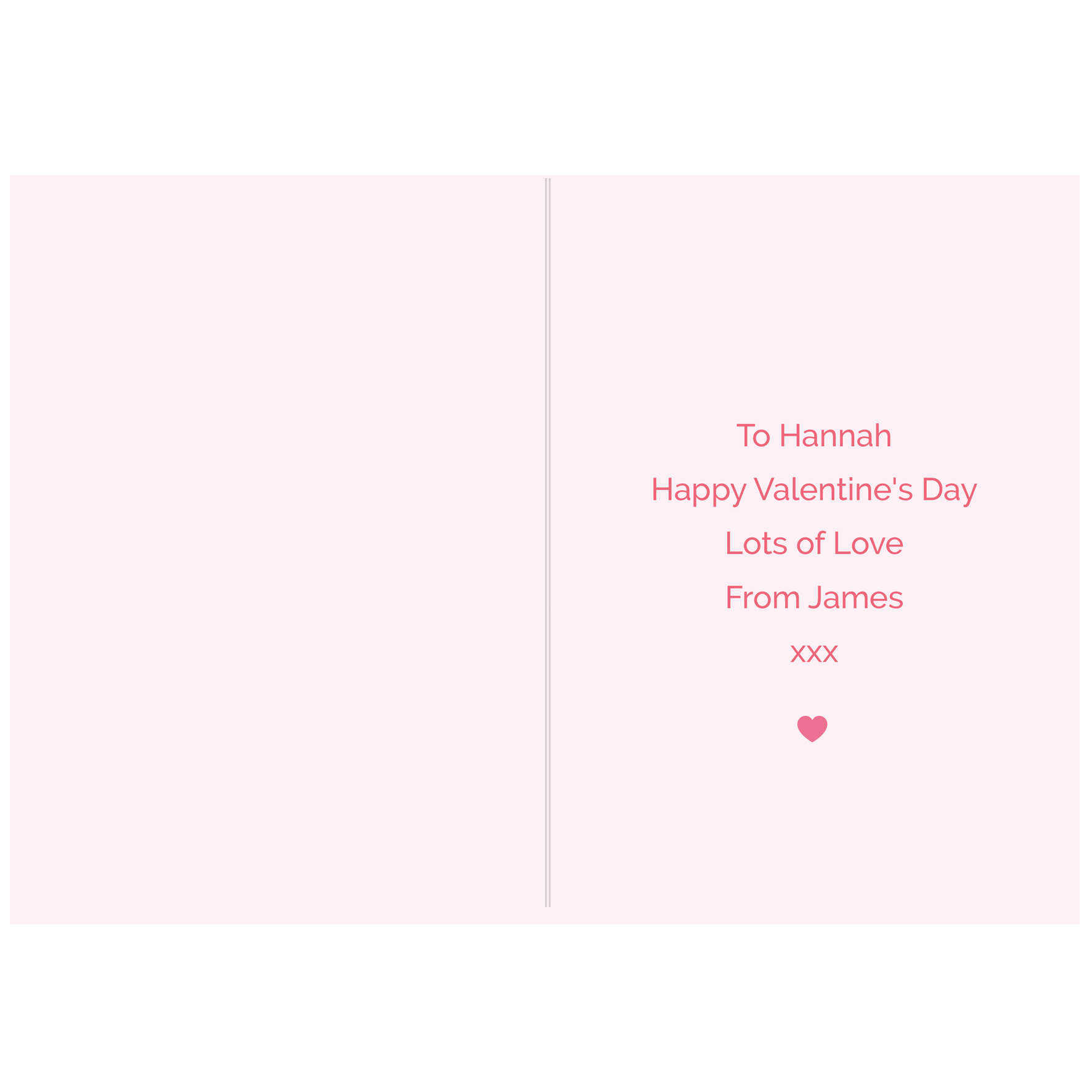 Personalised Be My Valentine Heart Card - Personalised Gifts For Every ...