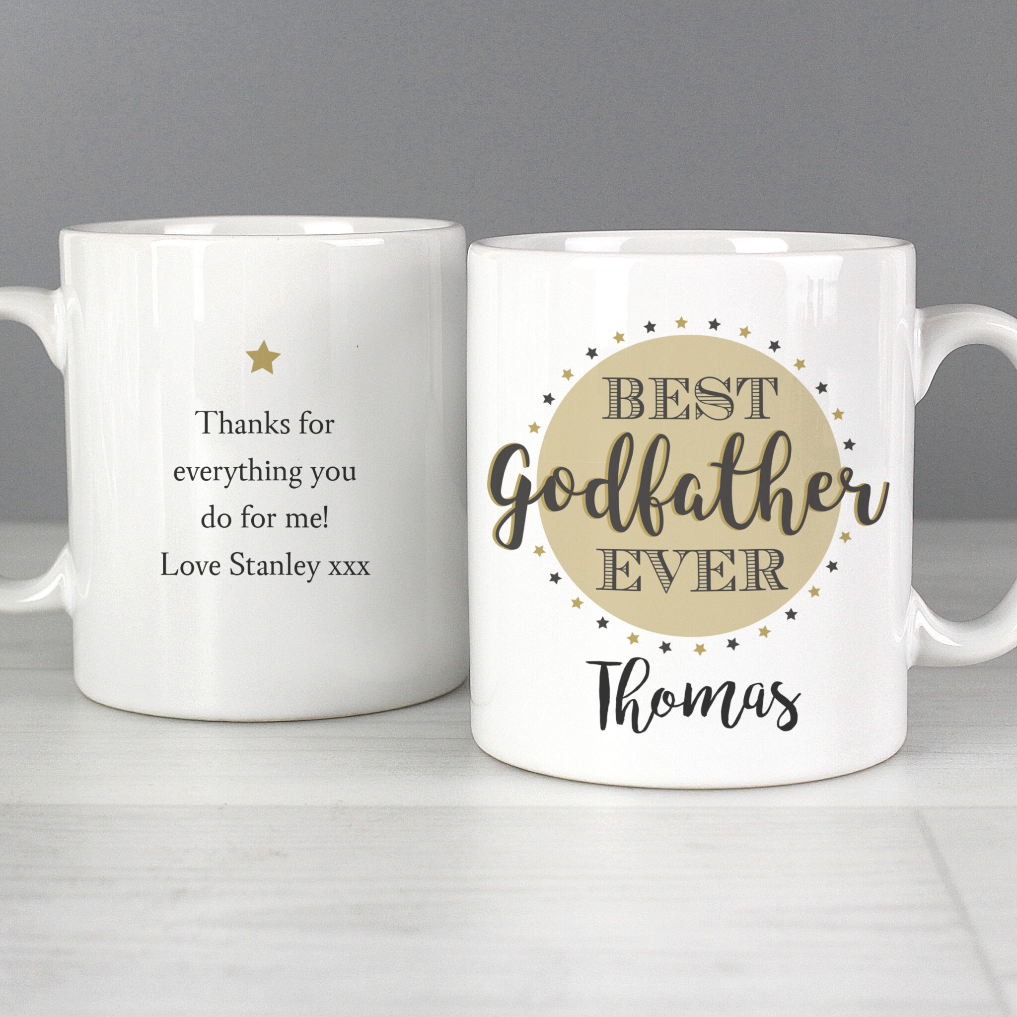 Personalised Best Godfather Mug - Personalised Gifts For Every Occasion ...
