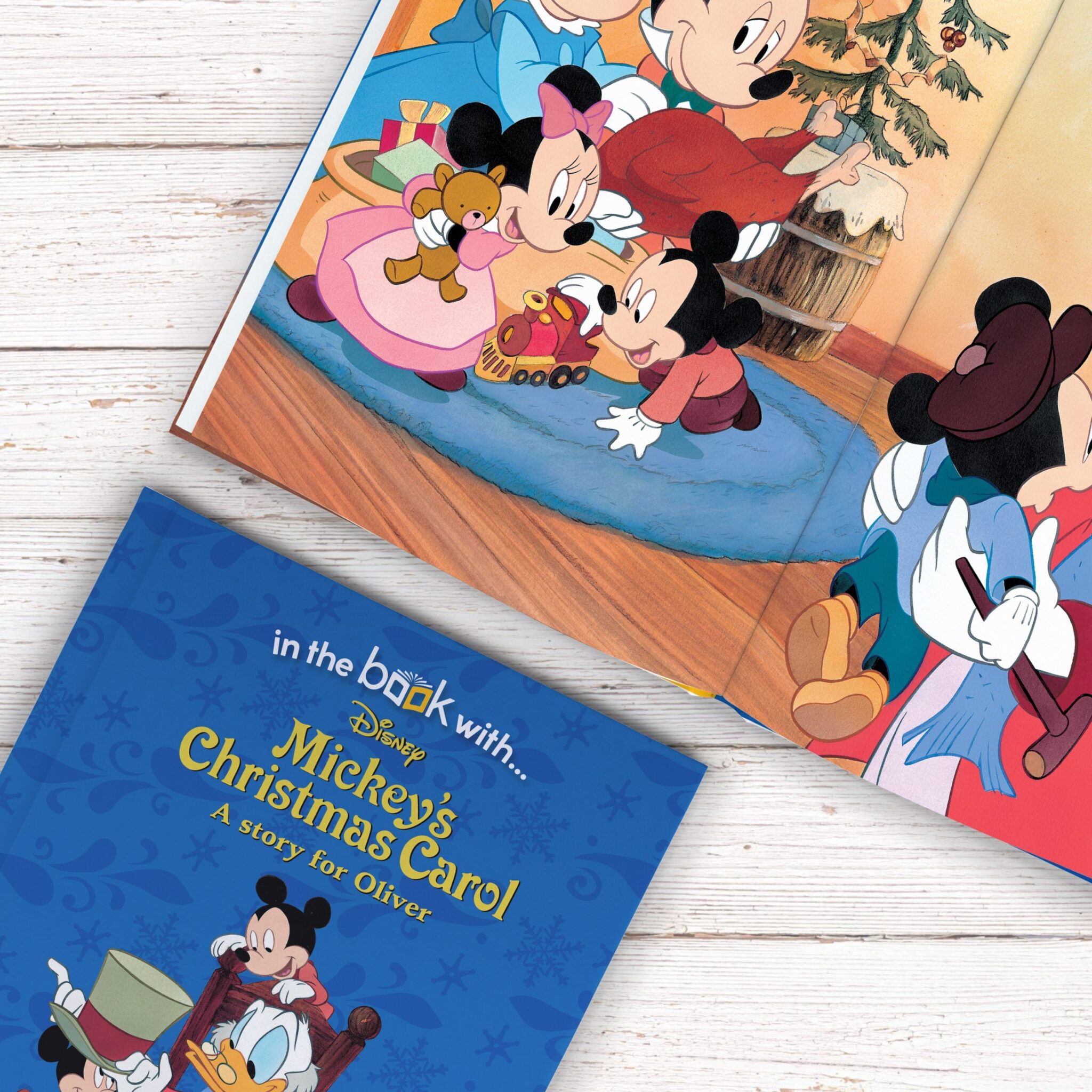 Personalised Disney Mickey's Christmas Carol Story Book - Personalised ...