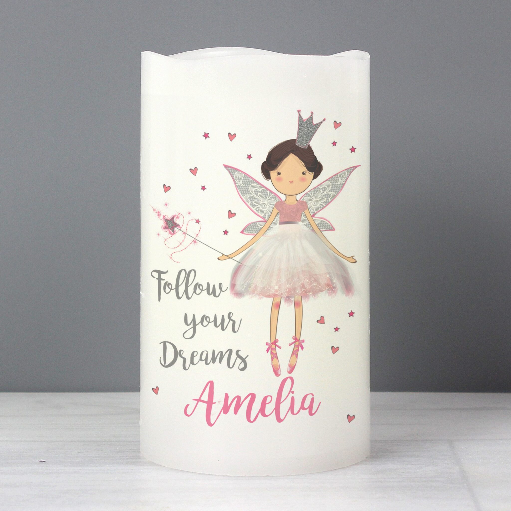 Personalised Fairy Princess Nightlight LED Candle - Personalised Gifts ...