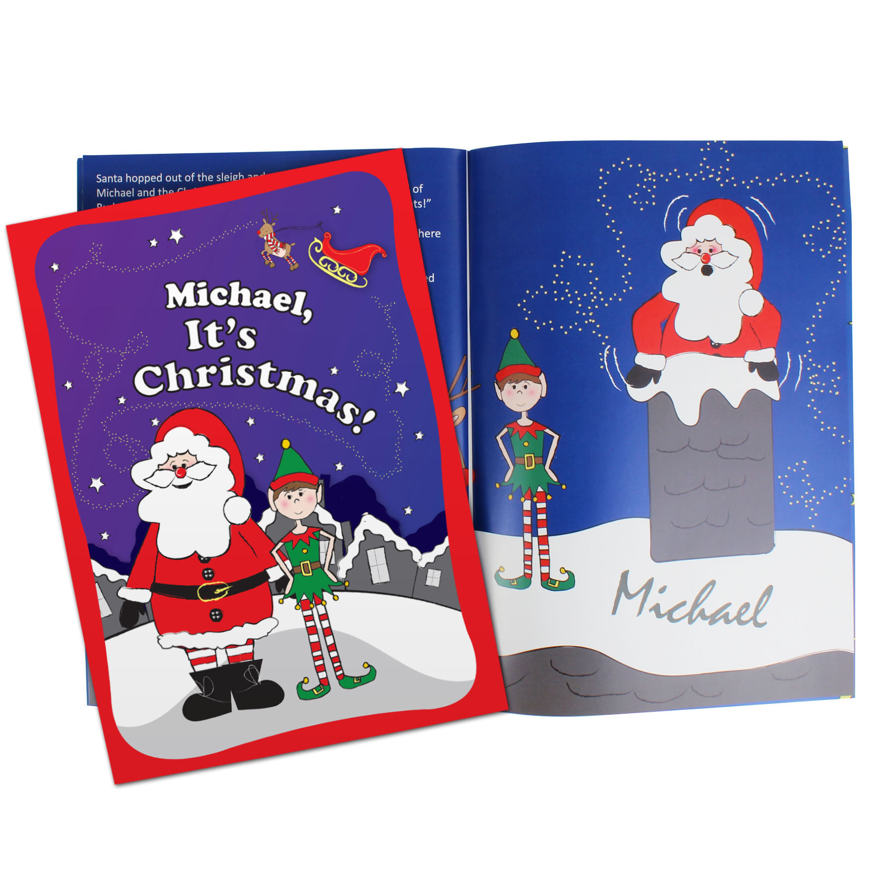 Personalised Its Christmas Elf Story Book - Personalised Gifts For ...