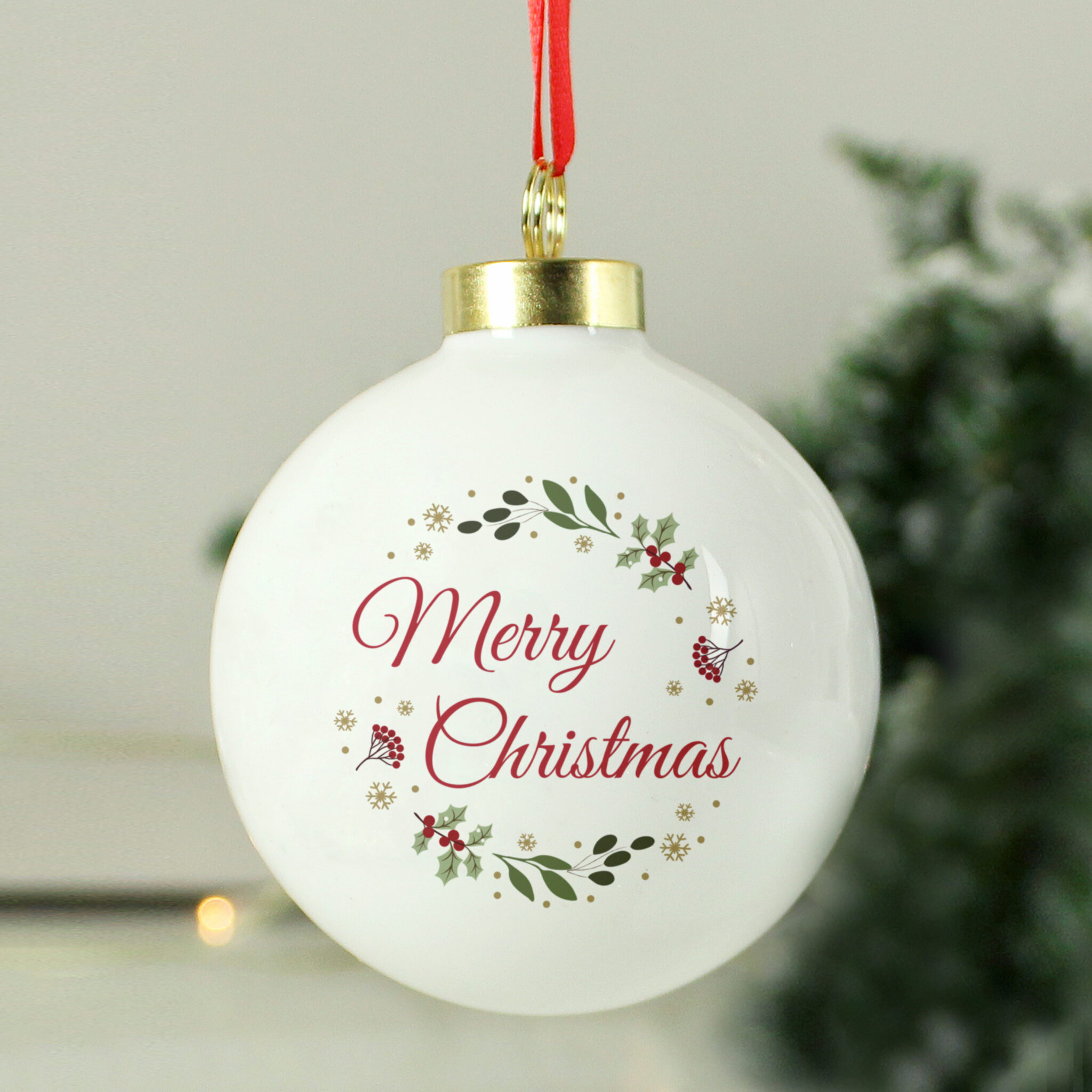 Personalised Merry Christmas Bauble - Personalised Gifts For Every ...