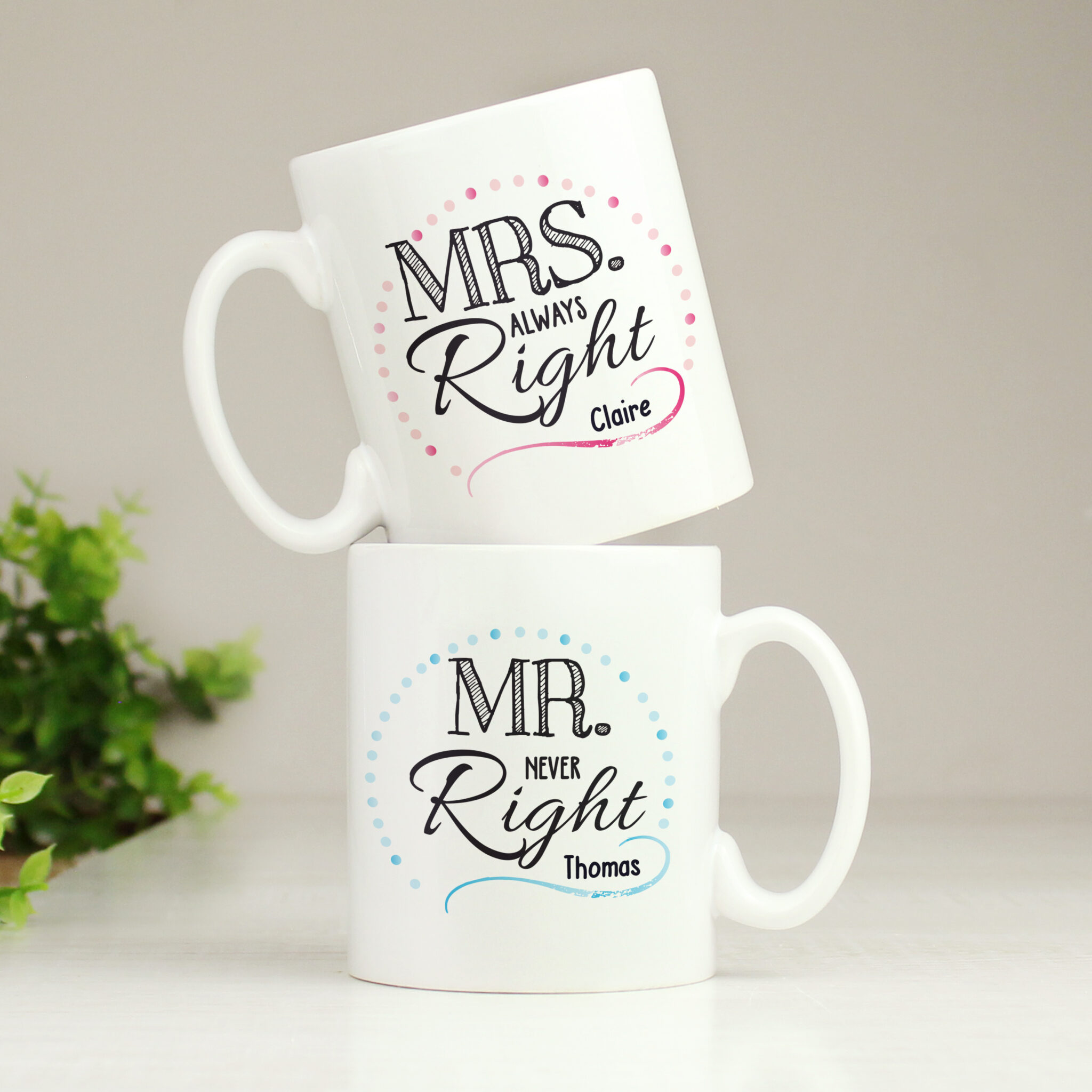 Personalised Mr & Mrs Mug Set - Personalised Gifts For Every Occasion ...