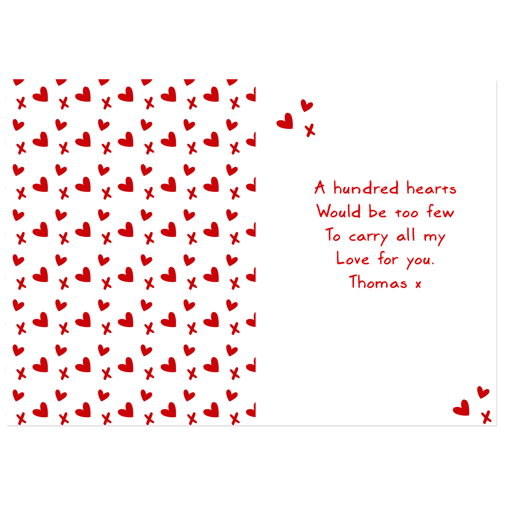 Personalised Teddy Heart Card - Personalised Gifts For Every Occasion ...
