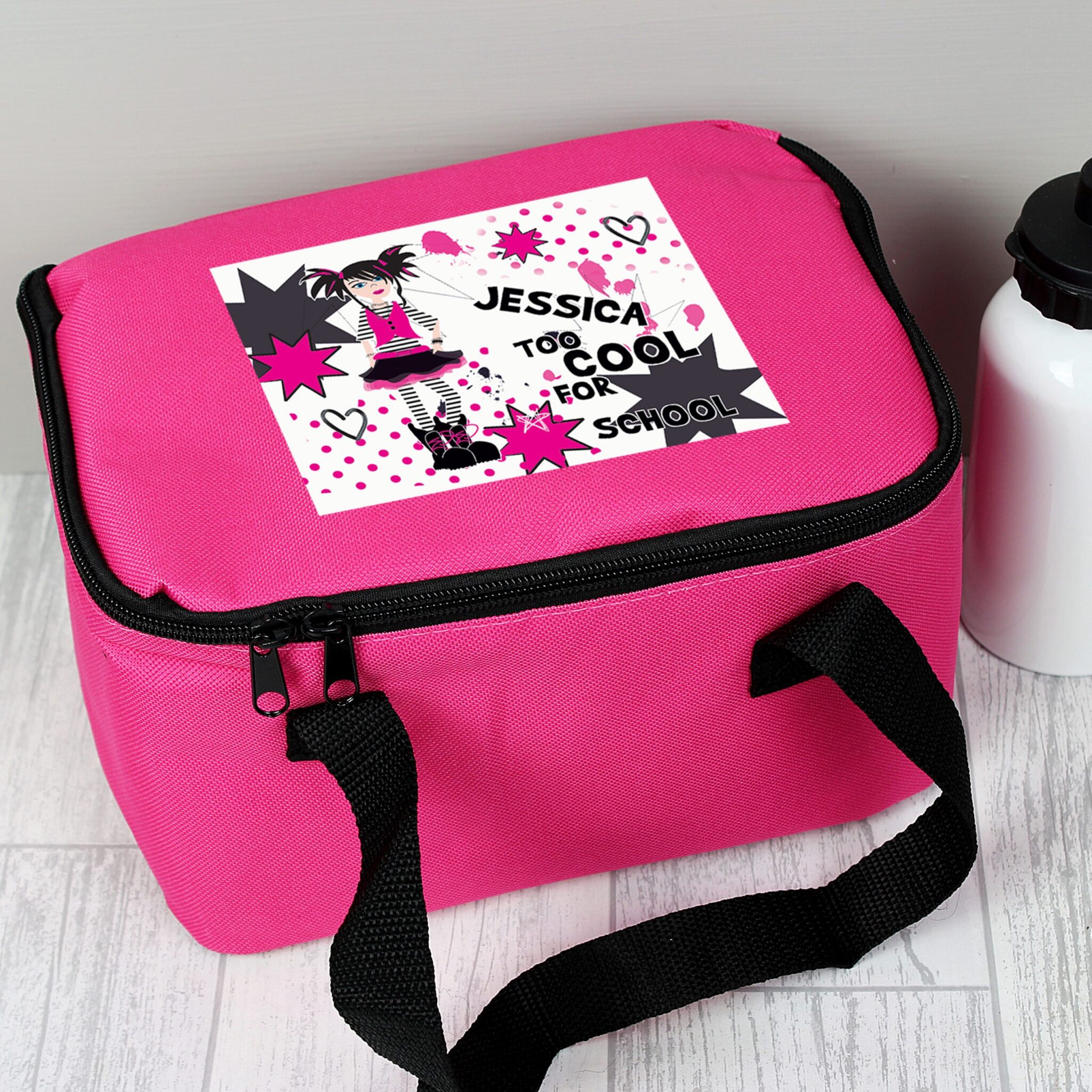Personalised Too Cool Girl Lunch Bag - Personalised Gifts For Every ...