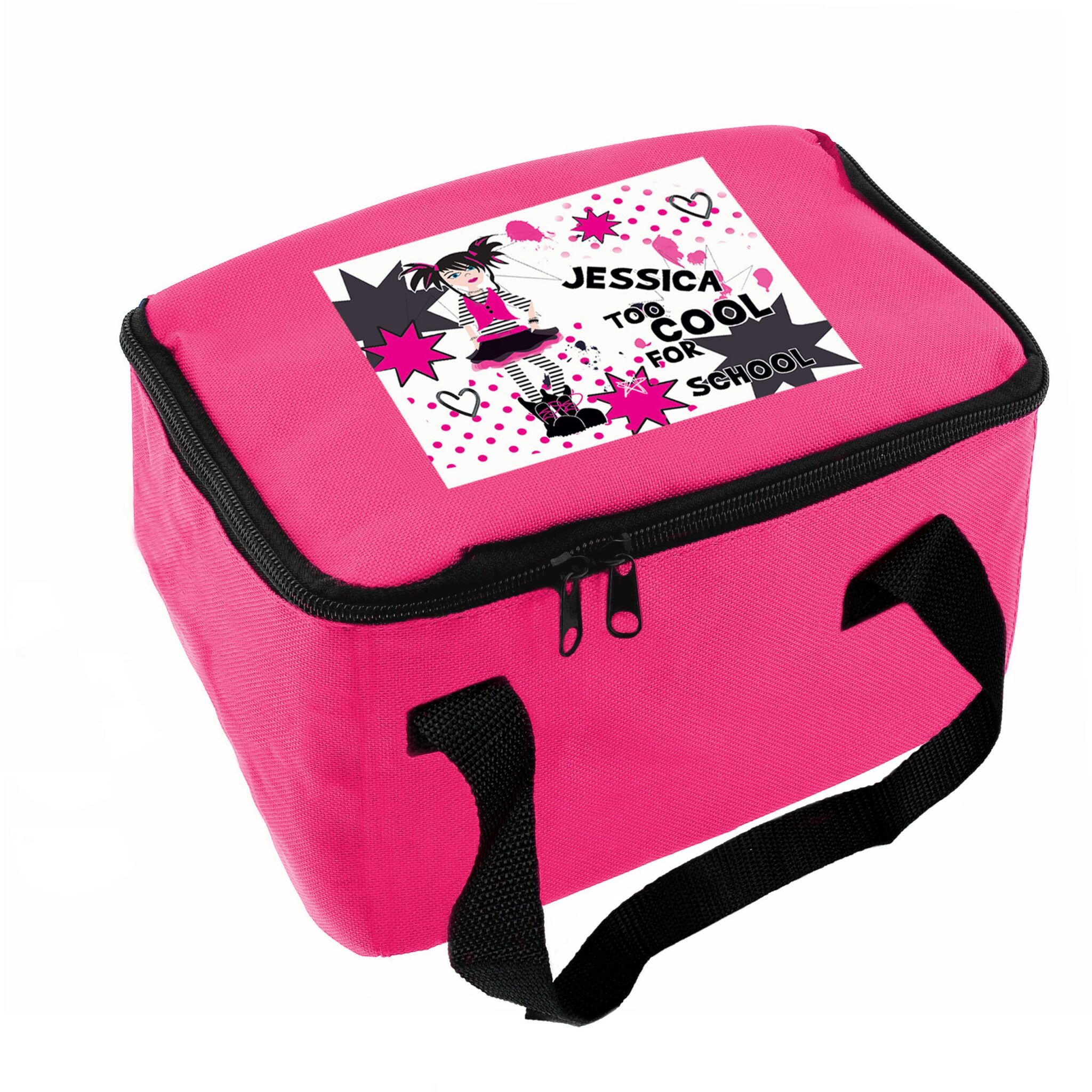 Personalised Too Cool Girl Lunch Bag - Personalised Gifts For Every ...