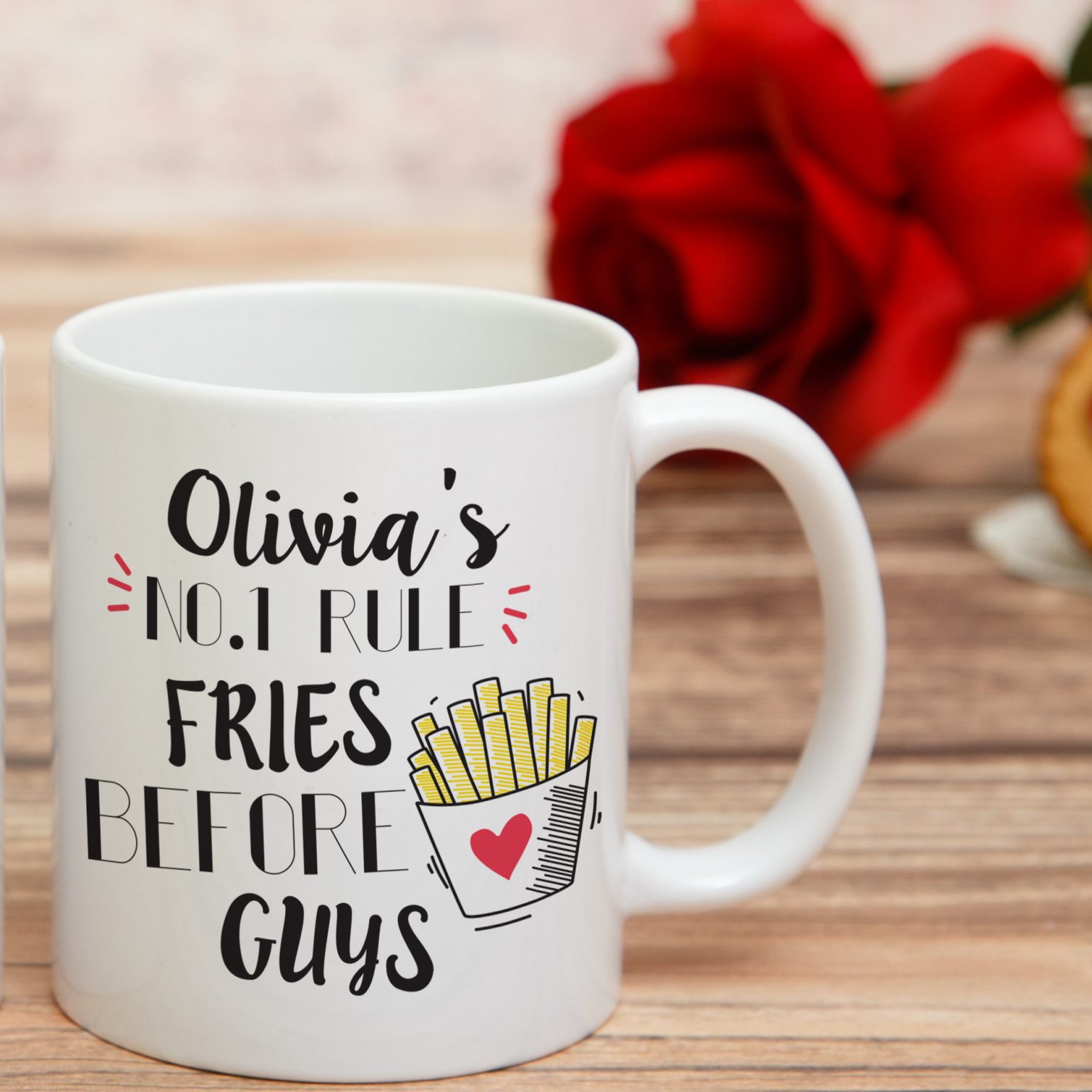 Fries Before Guys Mug - Personalised Gifts For Every Occasion at I Want ...