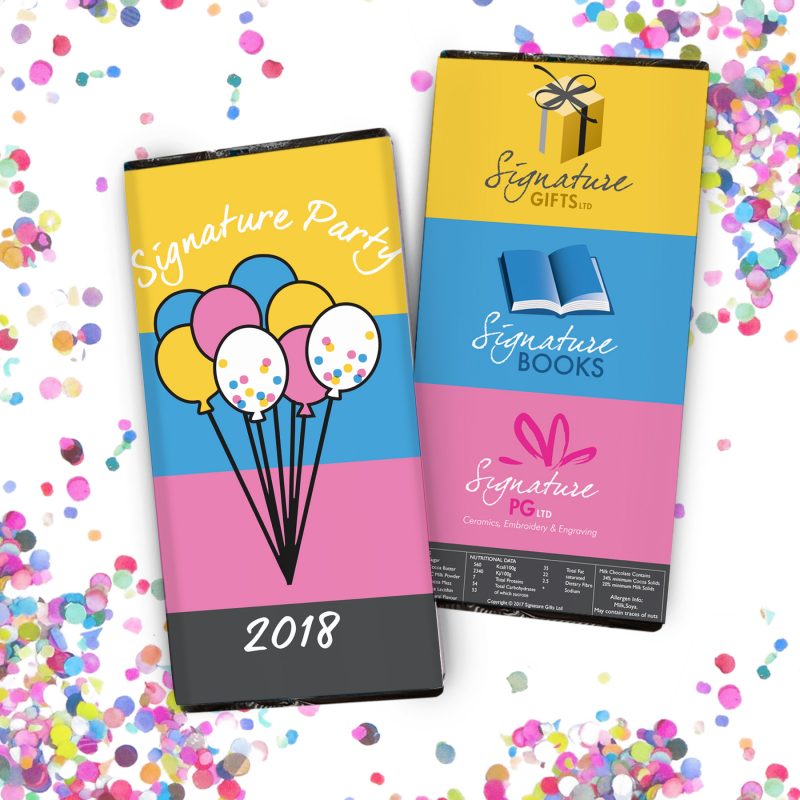 Personalised To the Moon & Infinity... Milk Chocolate Bar - Unique Gift ...