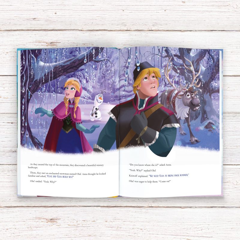 Personalised Disney Frozen Story Book - Personalised Gifts For Every ...
