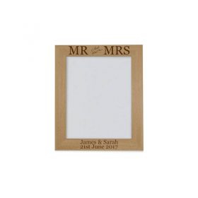 Mr & Mrs Photo Frame - Personalised Gifts For Every Occasion at I Want ...