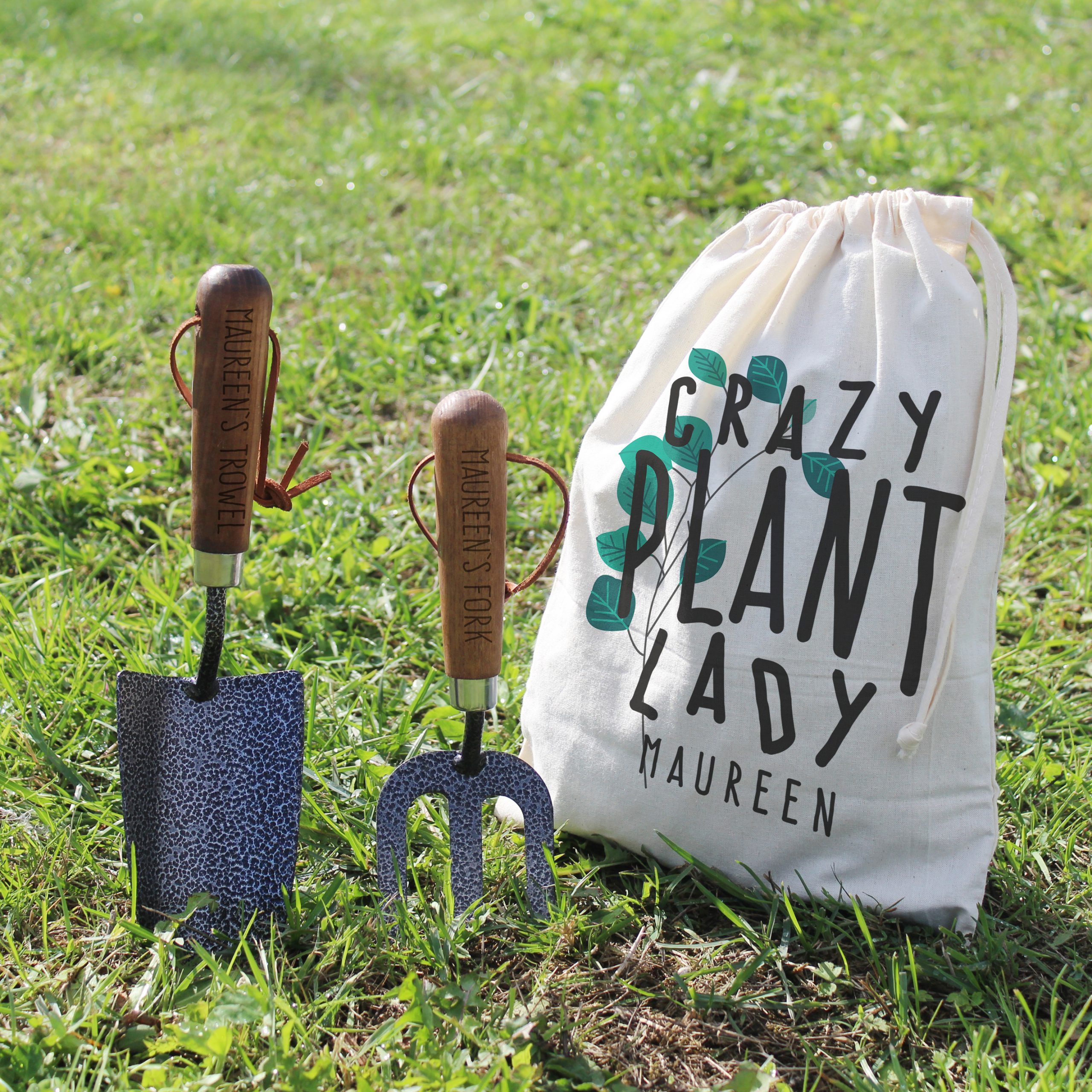 Crazy Plant Lady Garden Tool Set - Personalised Gifts For Every ...