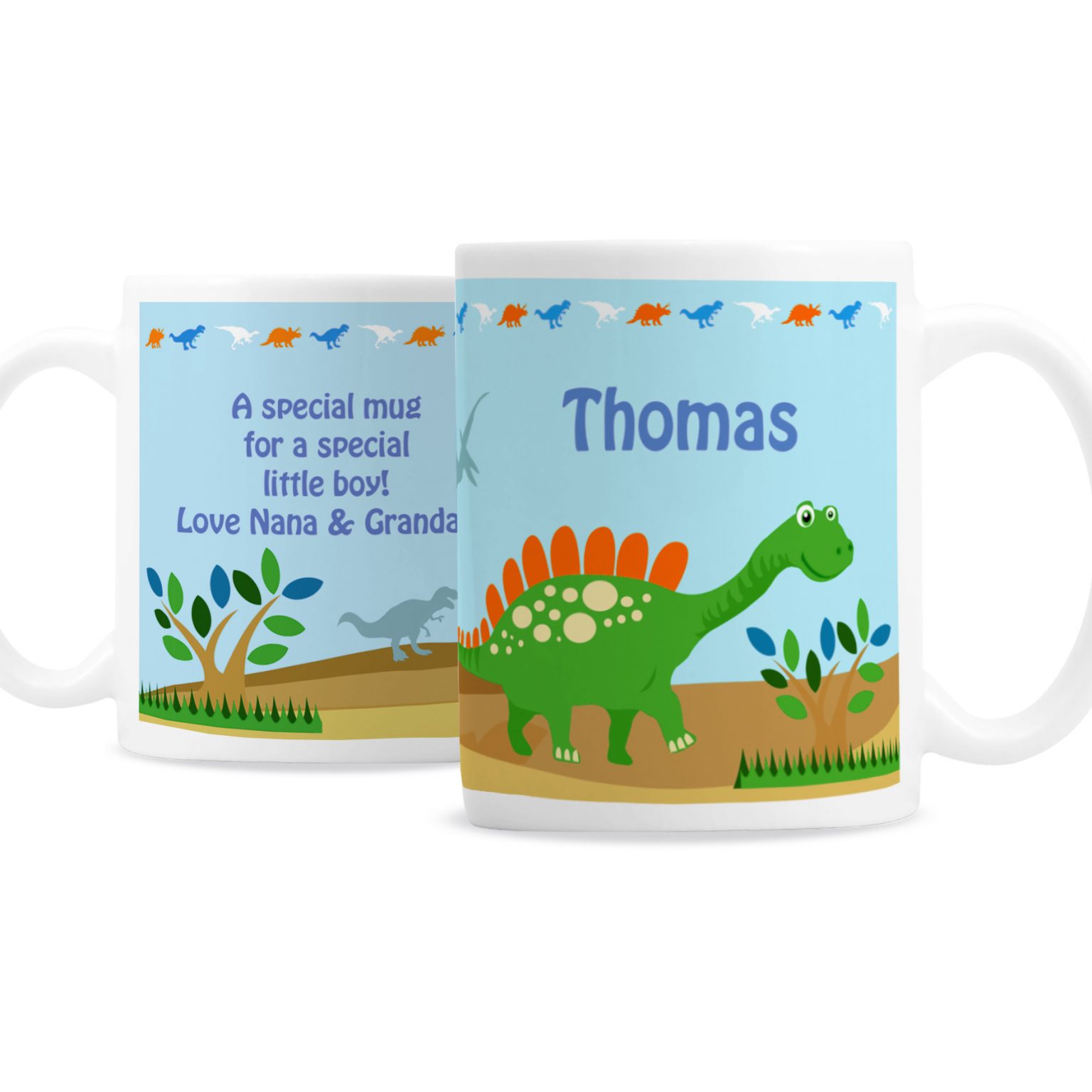 Personalised Dinosaur Mug l IWTBAG