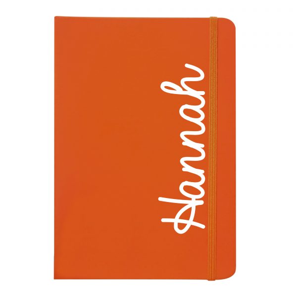 White Name Orange Notebook - Unique Gift Ideas For Someone Special l ...