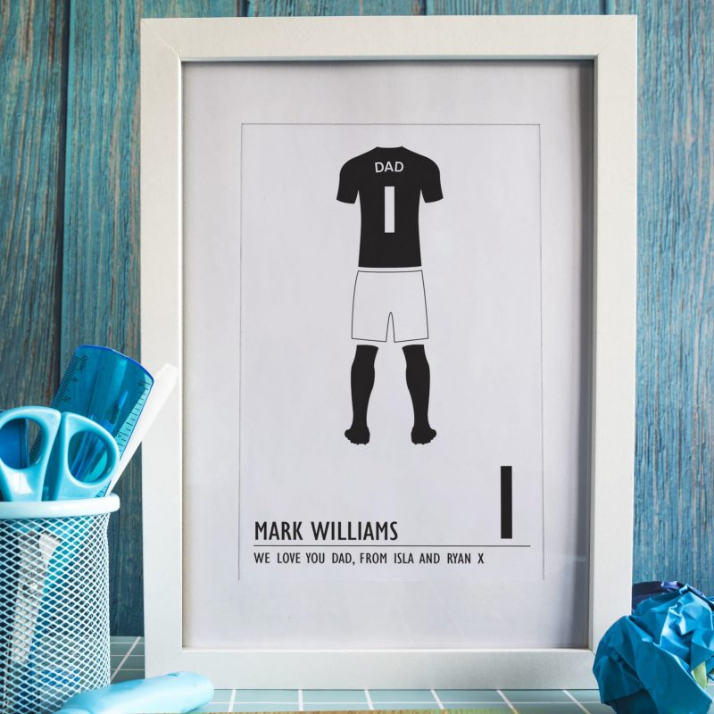 Football Kit Print A4 Framed Print