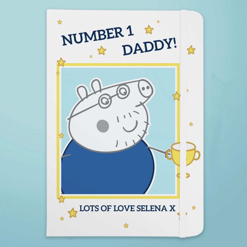 Peppa Pig Number 1 Daddy A5 Notebook - Unique Gift Ideas For Someone ...
