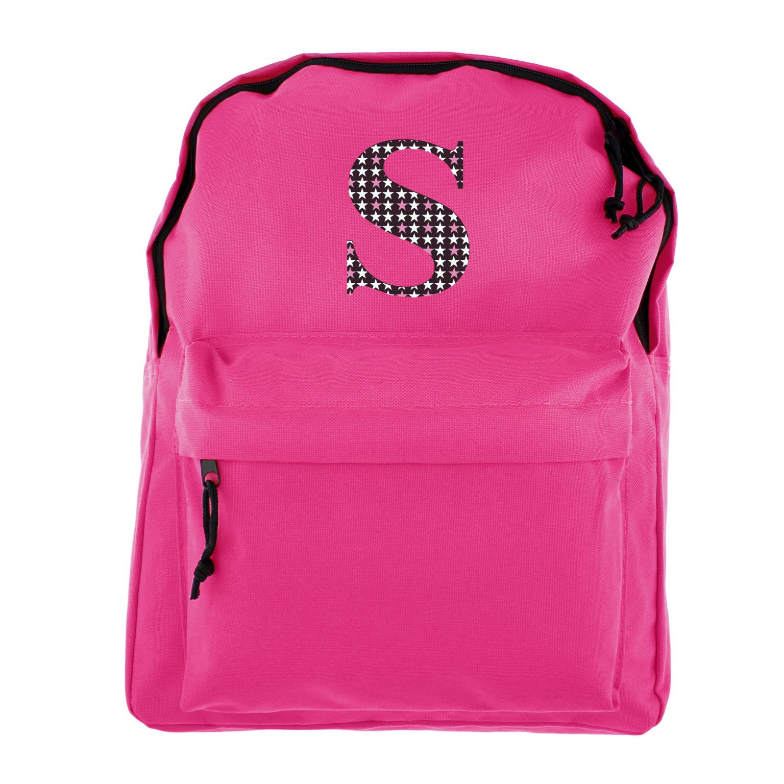 Personalised Star Initial Pink Backpack - Personalised Gifts For Every ...