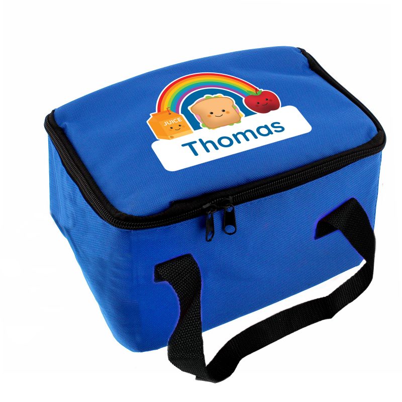 Personalised Healthy Eating Blue Lunch Bag - Personalised Gifts For ...