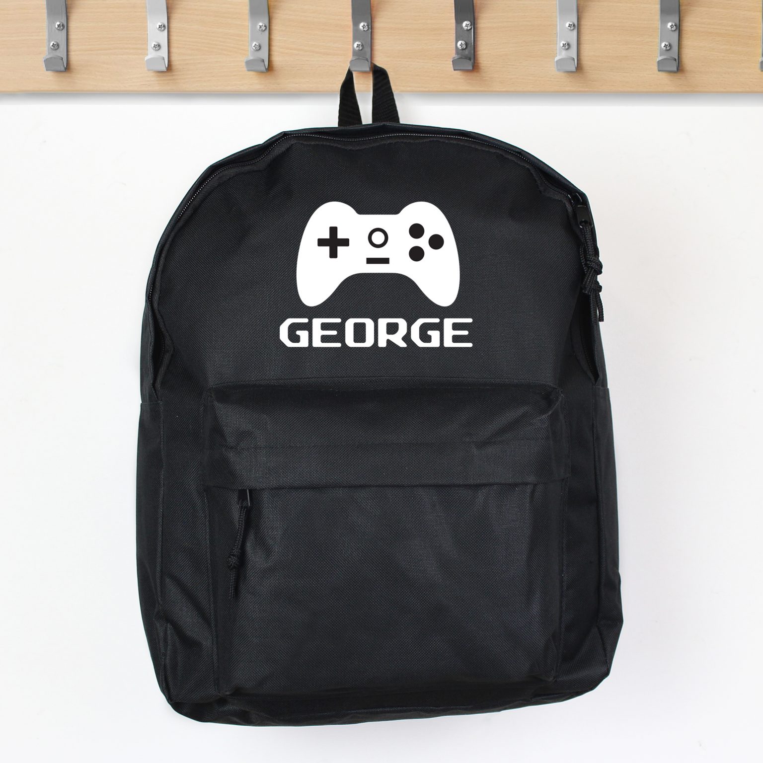 Personalised Gaming Black Backpack - Personalised Gifts For Every ...