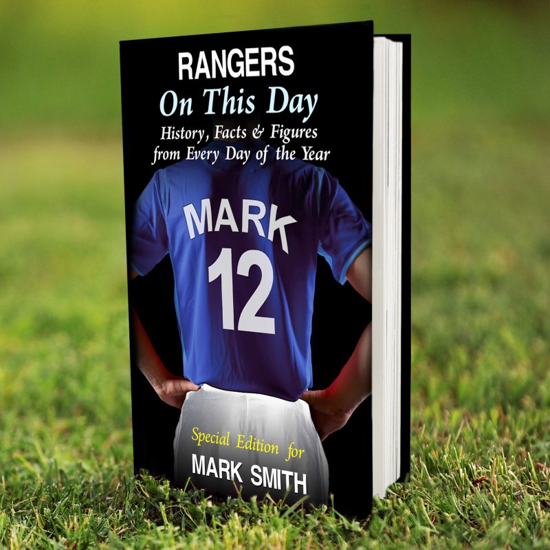 Personalised Rangers on this Day Book - Personalised Gifts For Every ...