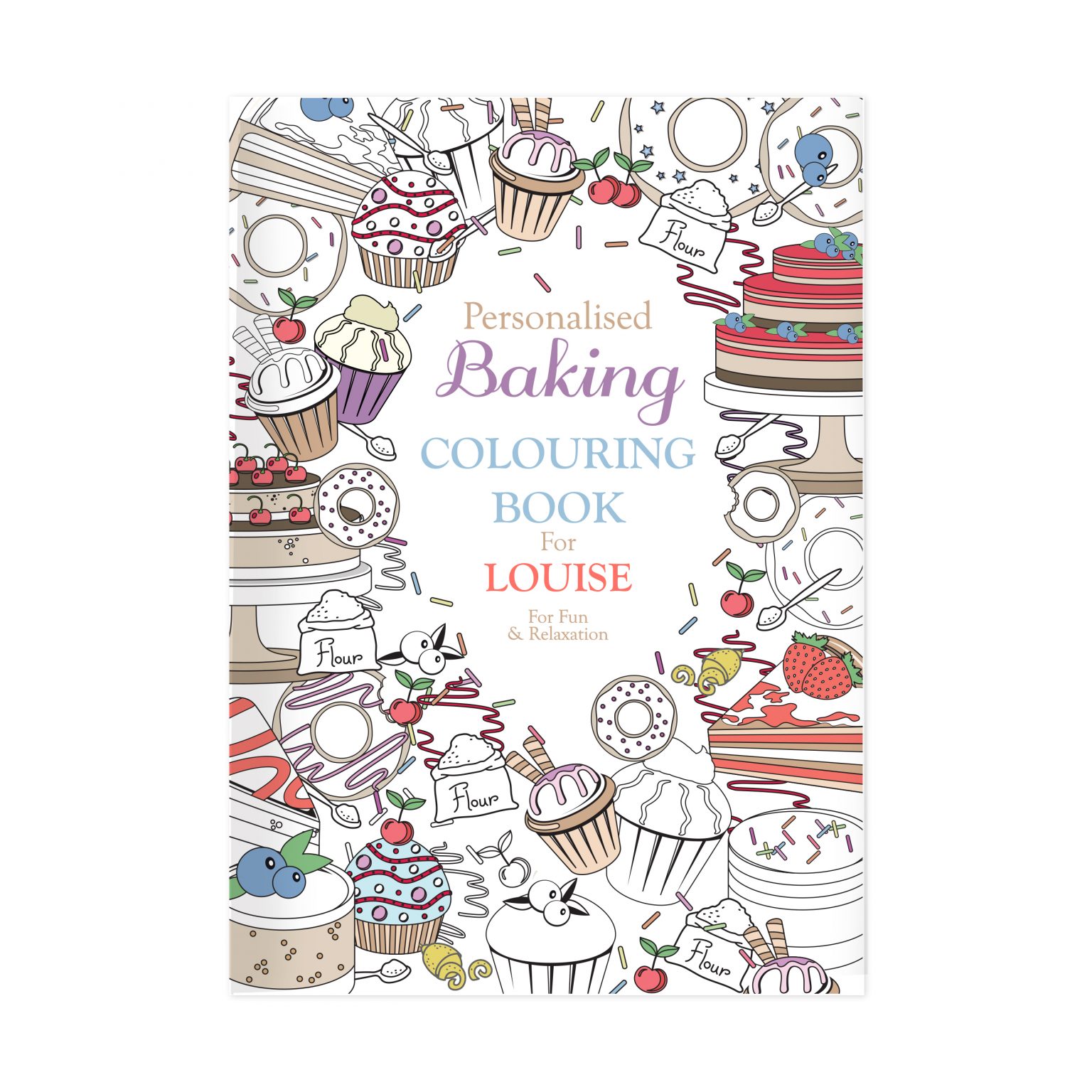 Personalised Baking Colouring Book - Personalised Gifts For Every ...