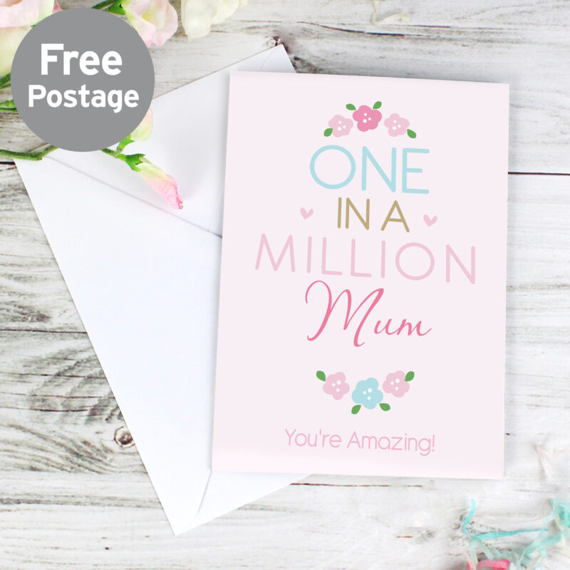 Personalised One in a Million Card - Personalised Gifts For Every ...
