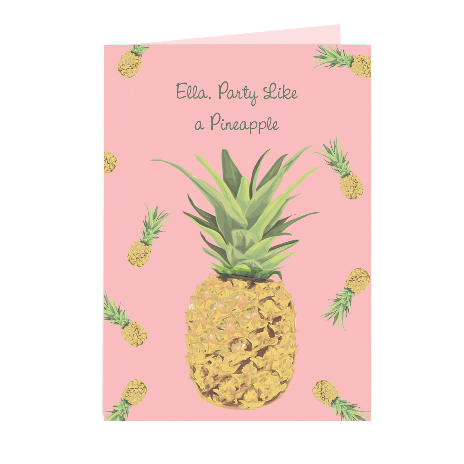 Personalised Pineapple Card - Personalised Gifts For Every Occasion at ...