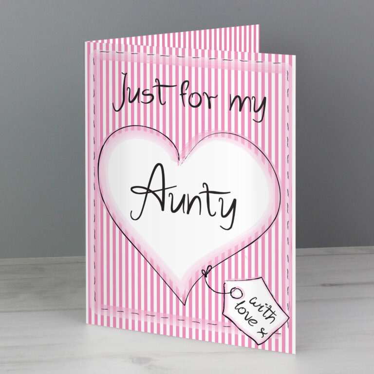 Personalised Heart Stitch Any Name Card - Personalised Gifts For Every ...