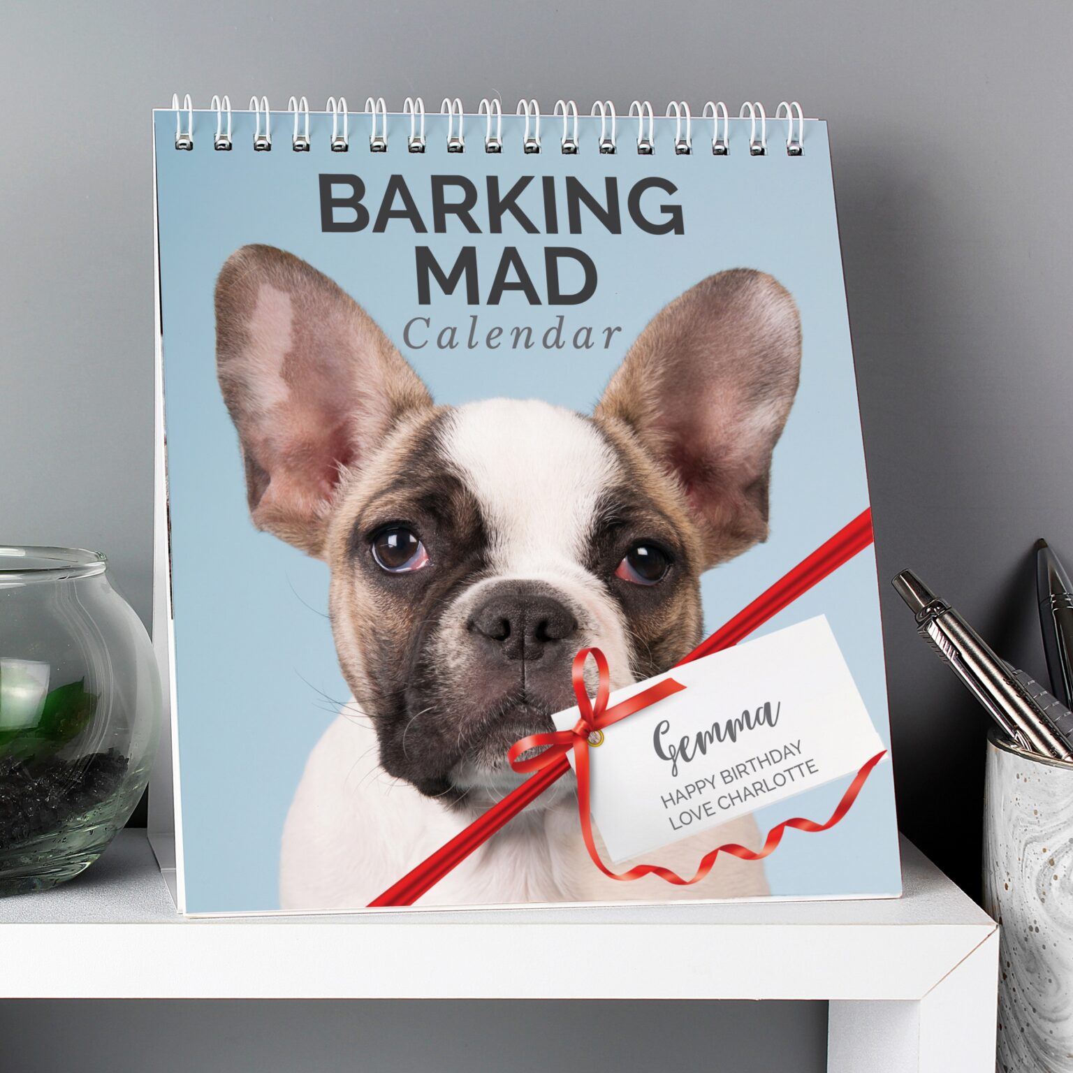 Personalised Barking Mad Dog Desk Calendar - Personalised Gifts For ...