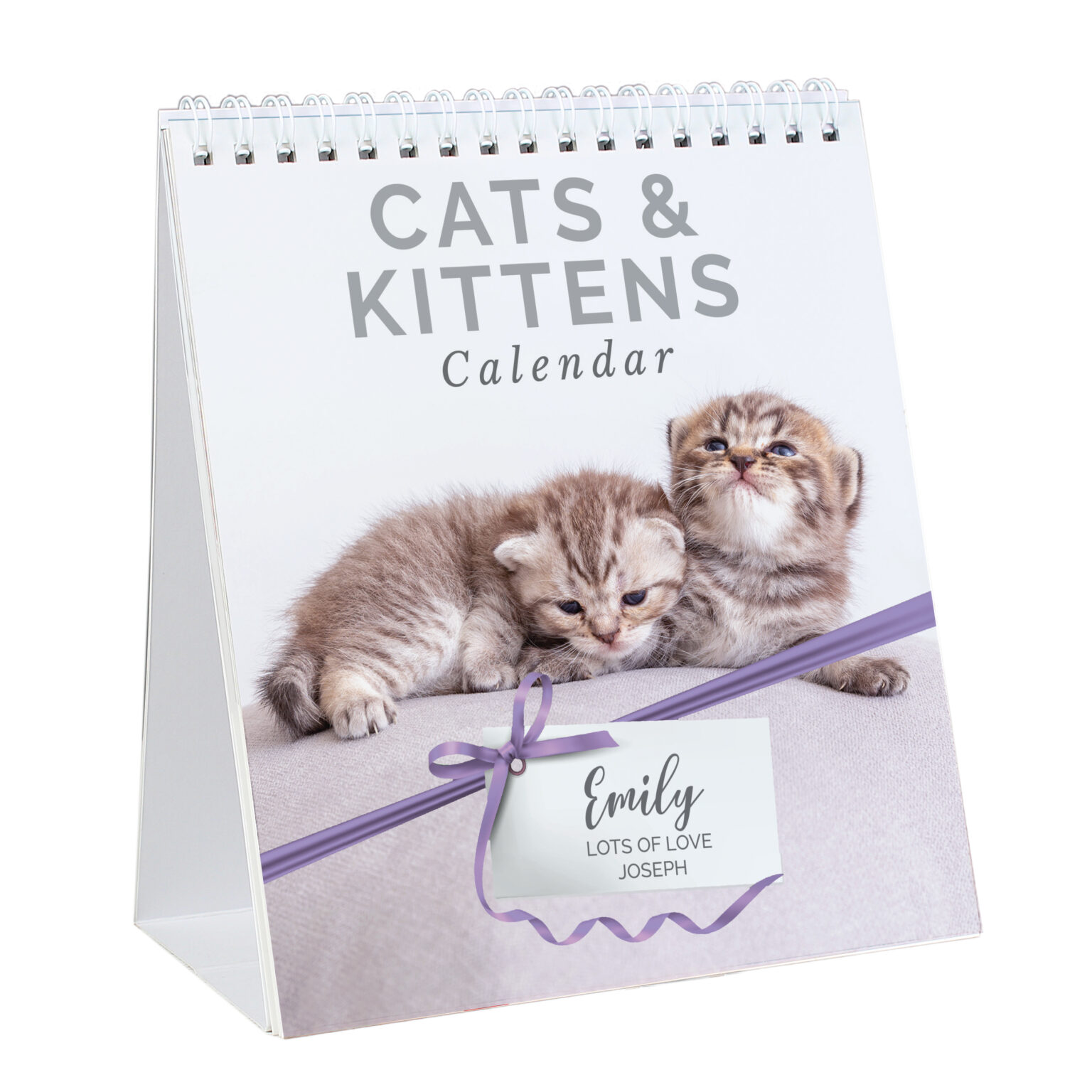 Personalised Cats and Kittens Desk Calendar - Personalised Gifts For ...