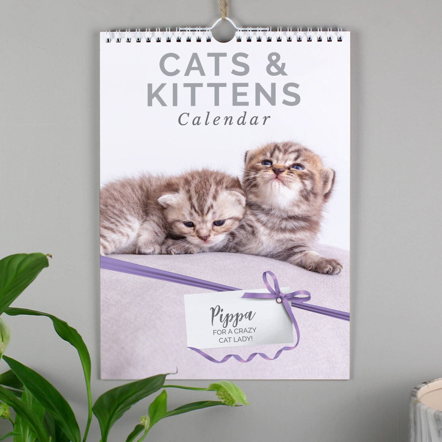 Personalised A4 Cats & Kittens Calendar - Personalised Gifts For Every ...