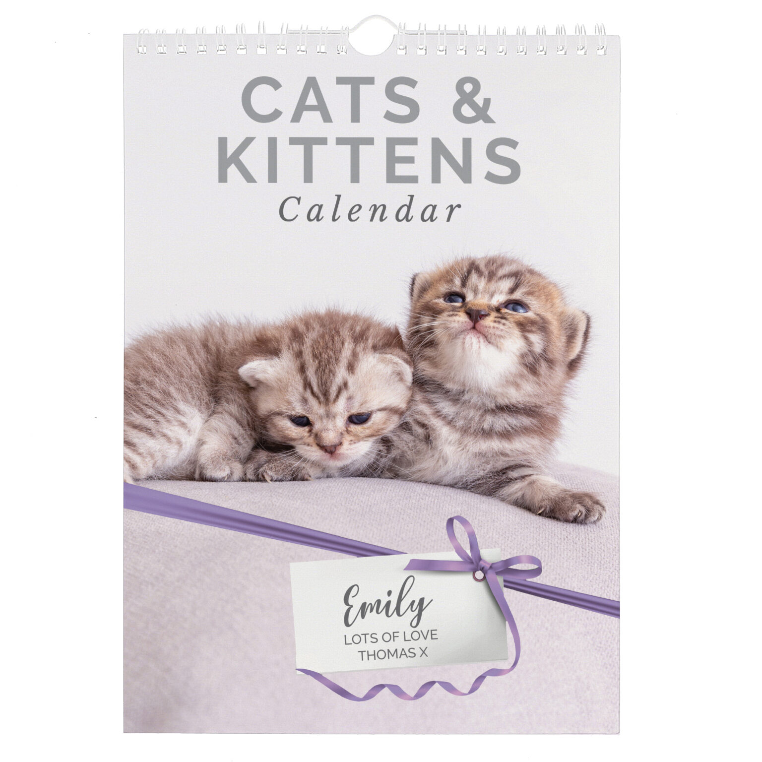Personalised A4 Cats & Kittens Calendar - Personalised Gifts For Every ...