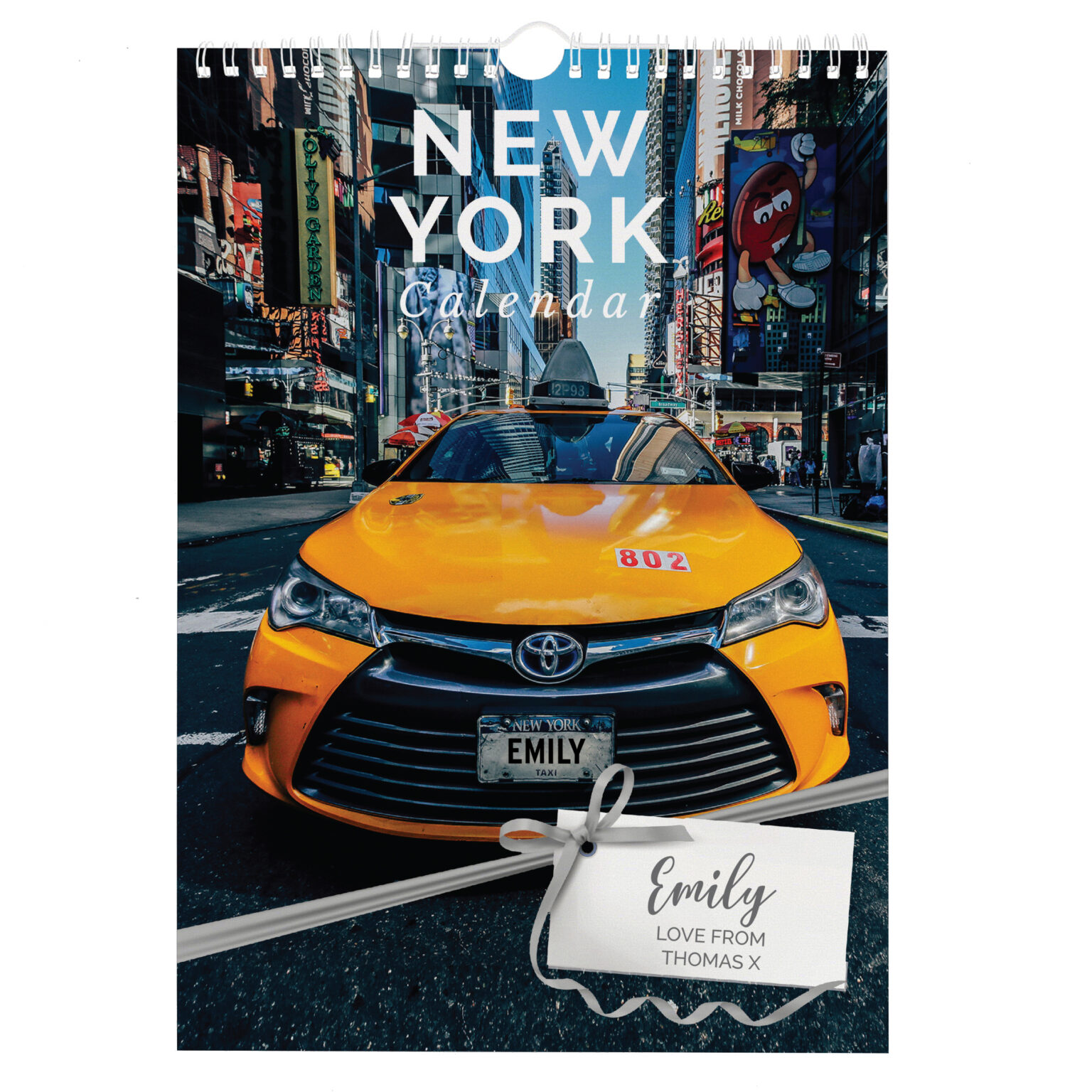 Personalised A4 New York Calendar - Personalised Gifts For Every ...