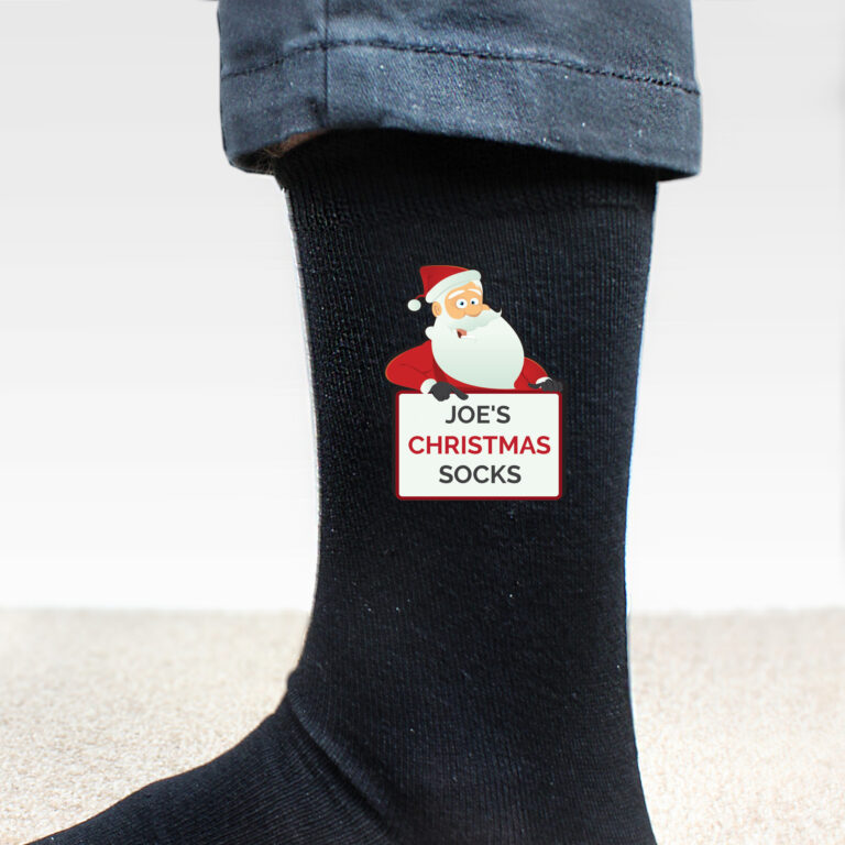 Personalised Santa Claus Christmas Socks - Personalised Gifts For Every ...
