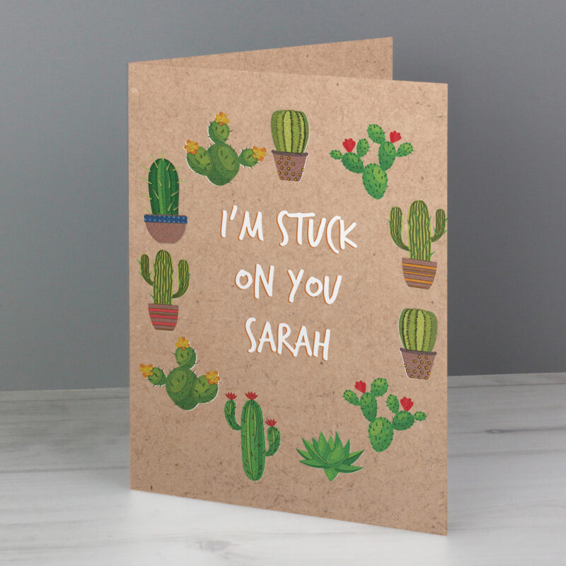 Personalised Cactus Card - Personalised Gifts For Every Occasion at I ...