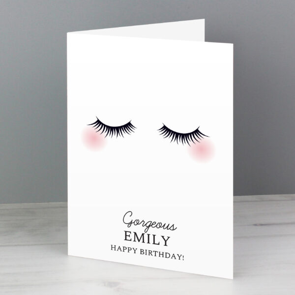 Personalised Eyelashes Card - Unique Gift Ideas For Someone Special l ...