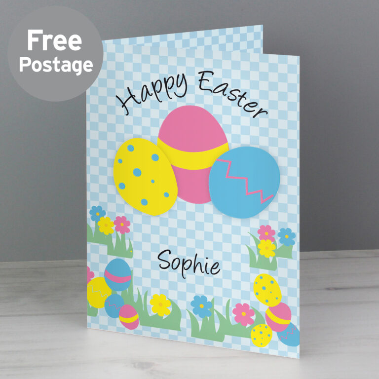 Personalised Happy Easter Egg Card - Personalised Gifts For Every ...