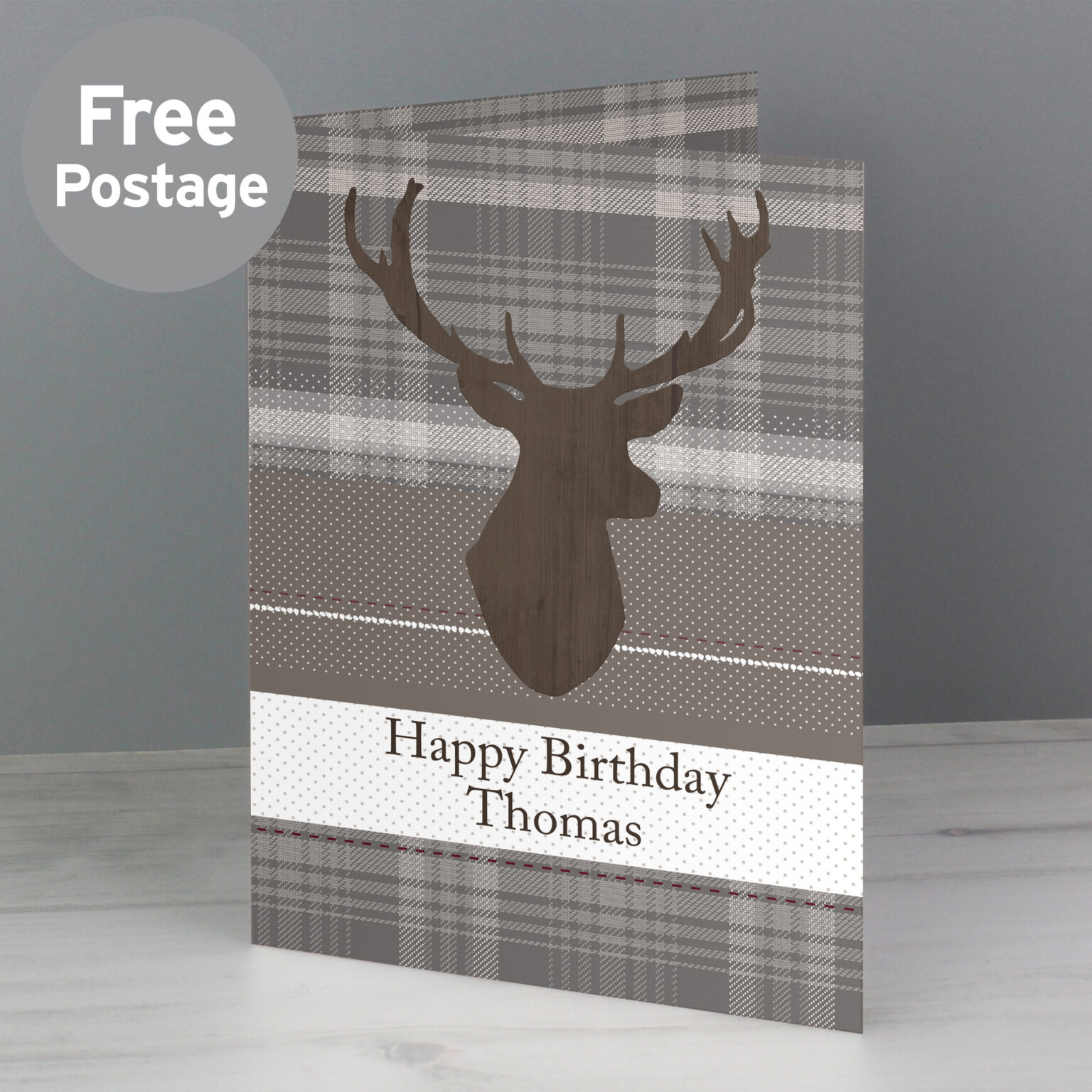 Personalised Highland Stag Card - Personalised Gifts For Every Occasion ...