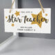 Personalised You Are A Star Teacher Wooden Sign - Personalised Gifts ...