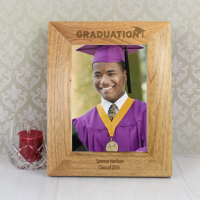 Personalised Graduation 5x7 Wooden Photo Frame - Personalised Gifts For ...