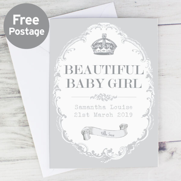 Personalised Royal Crown Card - Unique Gift Ideas For Someone Special l ...