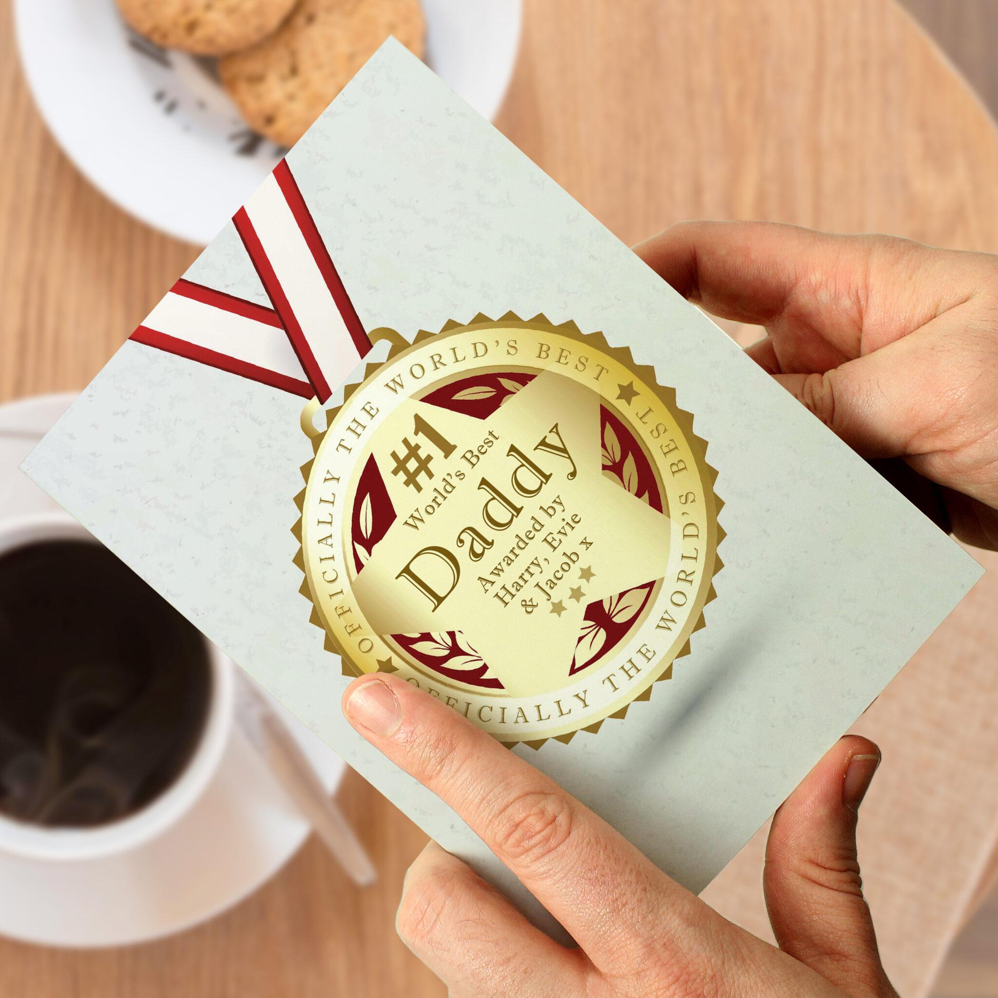 Personalised Number 1 Medal Card - Personalised Gifts For Every ...