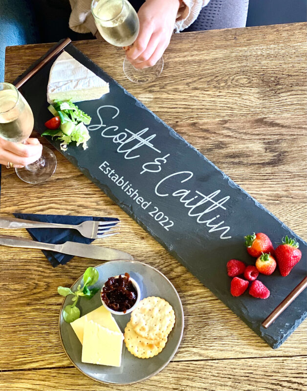 Personalised Long Slate Serving Platter - IWTBAG