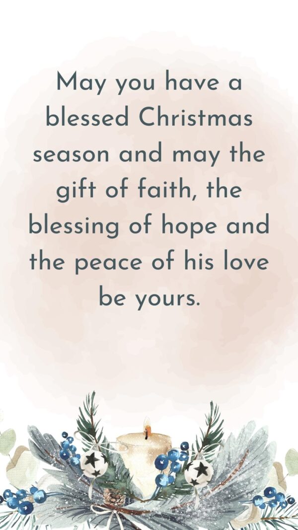 115 Religious Christmas Card Messages for Family & Friends