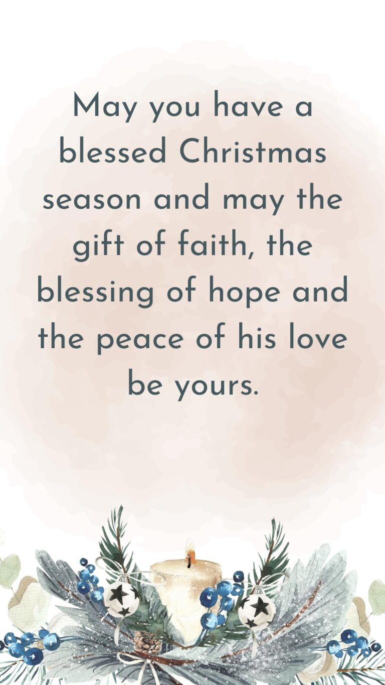 115 Religious Christmas Card Messages for Family & Friends