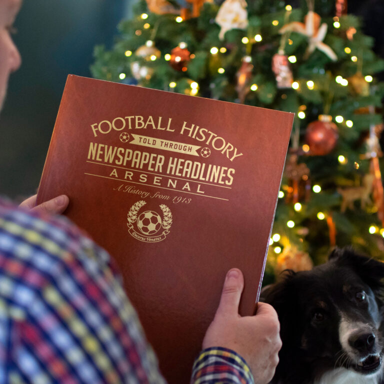 Personalised Arsenal Newspaper Book - I Want To Buy A Gift