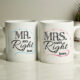 Personalised Mr & Mrs Mug Set - Personalised Gifts For Every Occasion ...
