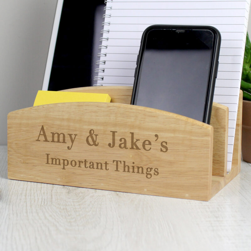 Personalised Free Text Wooden Letter Rack - Personalised Gifts For ...