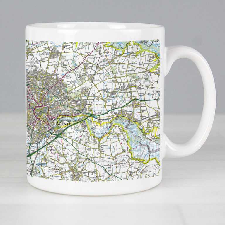 Personalised Present Day Edition Map Mug - Personalised Gifts For Every ...